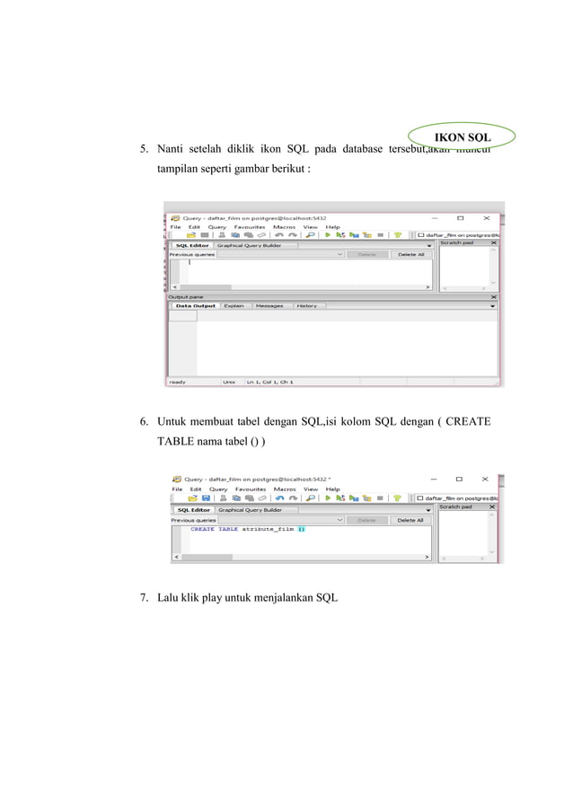 Praktikum Sistem Basis Data Menggunakan Postgressql Pdf