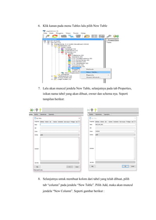 Praktikum Sistem Basis Data menggunakan PostgresSQL | PDF