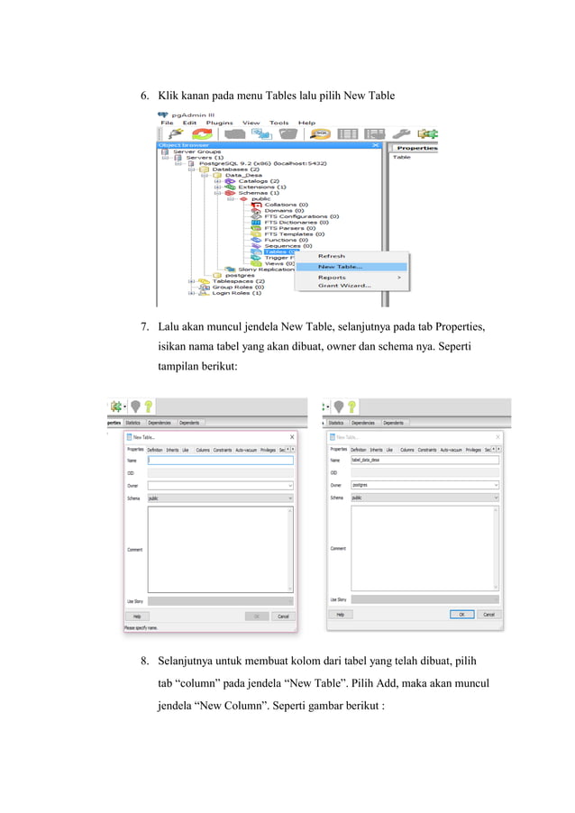 Praktikum Sistem Basis Data menggunakan PostgresSQL | PDF