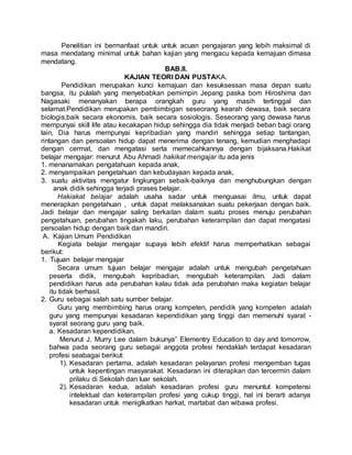 Contoh laporan ptk | DOCX