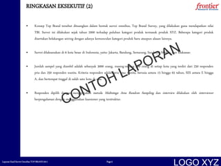 Contoh laporan top brand 2011 | PDF