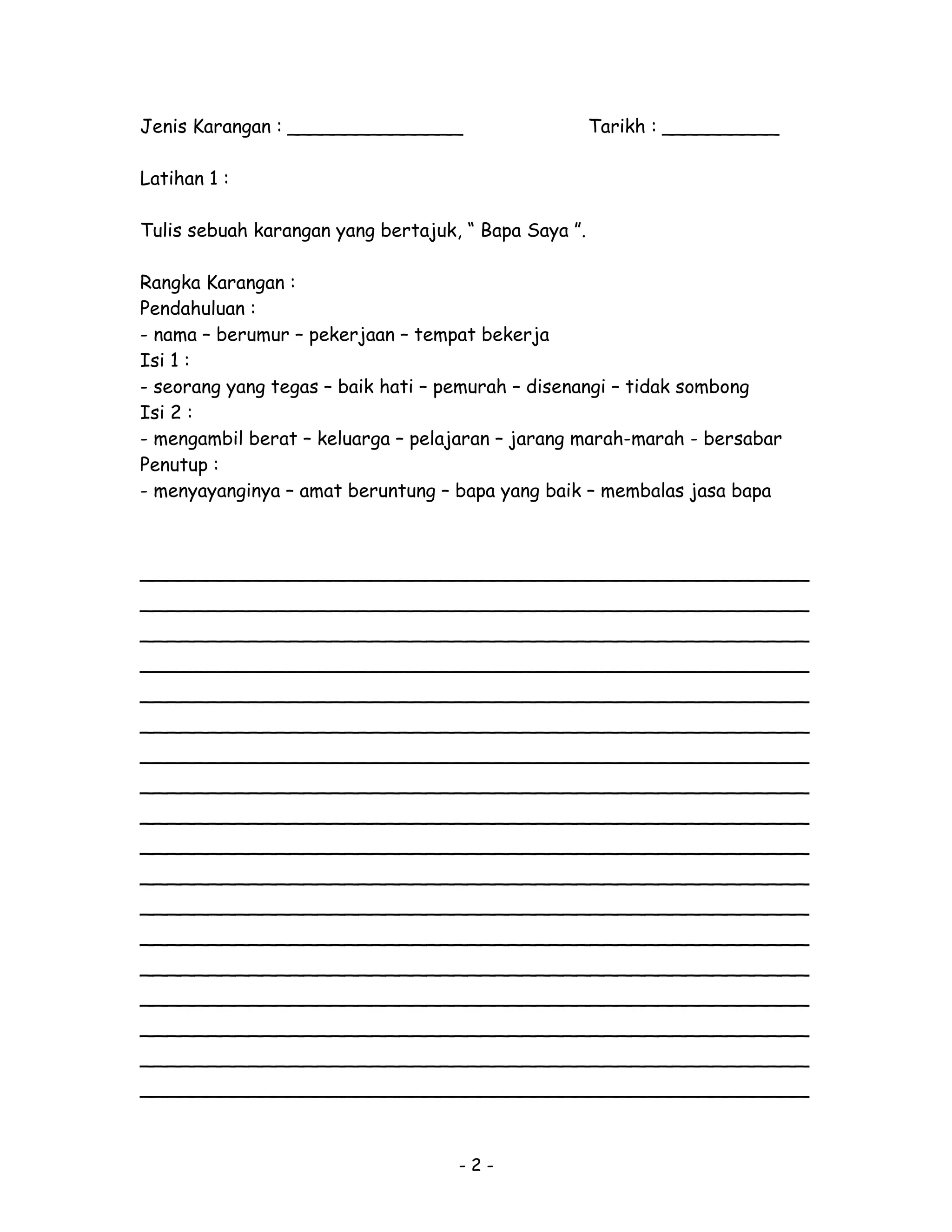 Contoh & Latihan Karangan UPSR.pdf