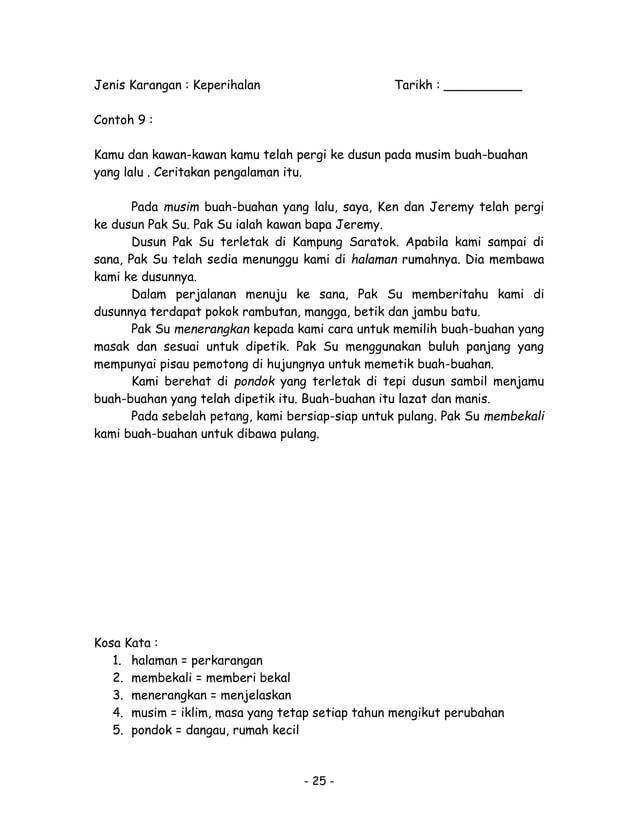 Contoh & Latihan Karangan UPSR.pdf