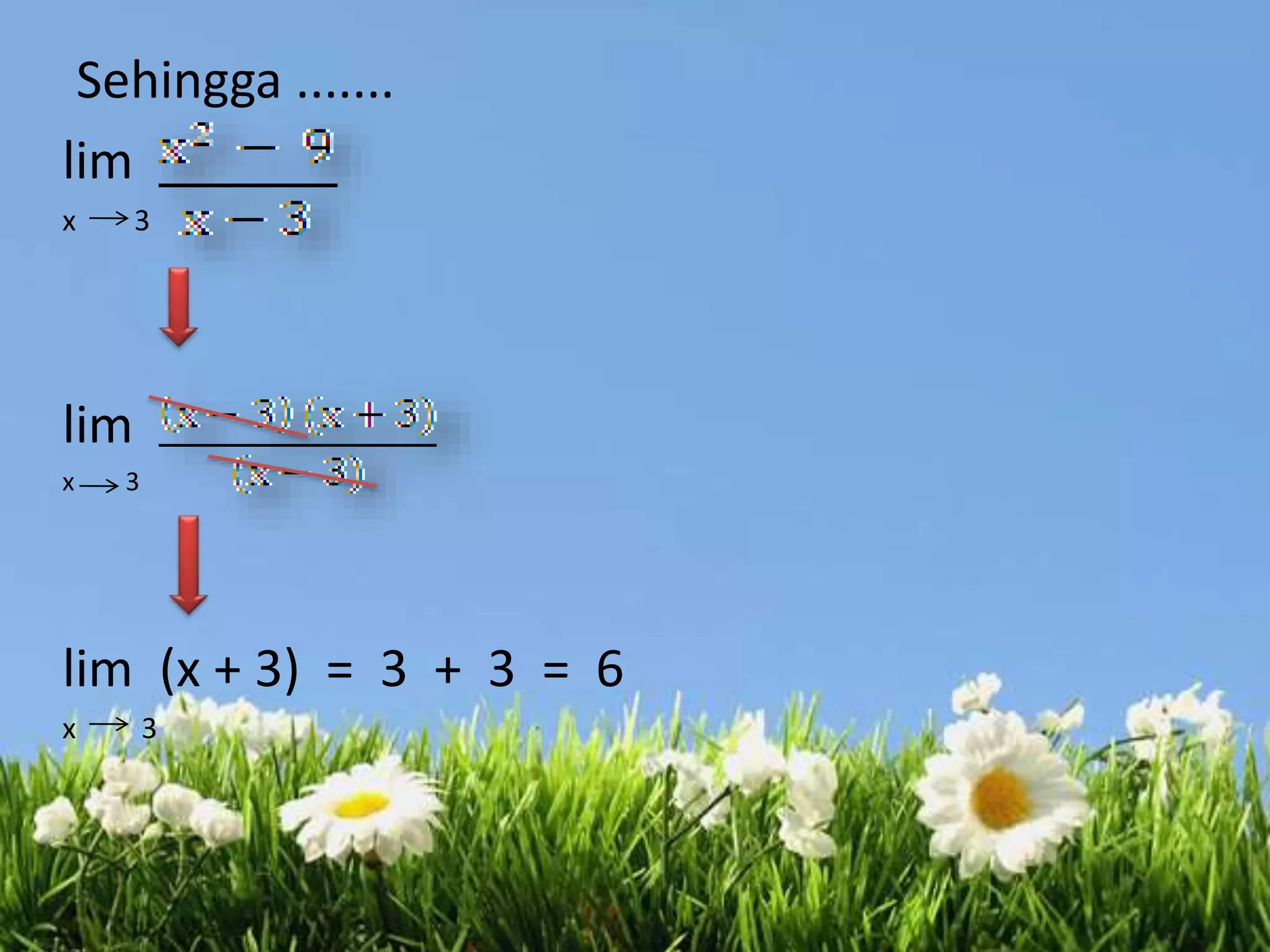 Contoh Limit Fungsi Aljabar | PPTX