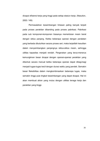 Contoh line balancing | PDF