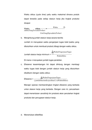 Contoh line balancing | DOC