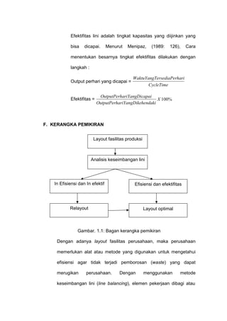 Contoh line balancing | PDF