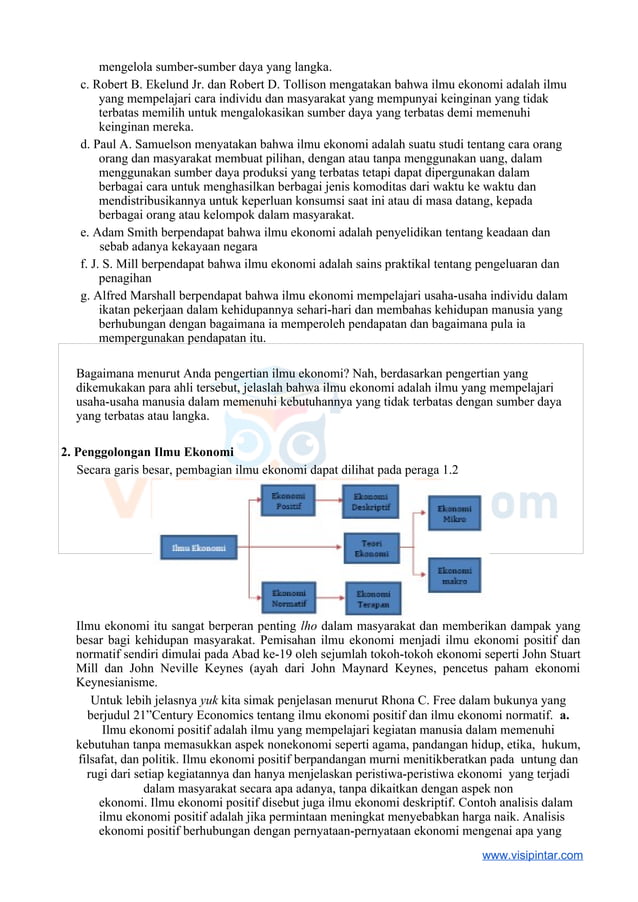 Modul Ajar Ekonomi SMA Kelas 10 Kurikulum Merdeka | DOCX