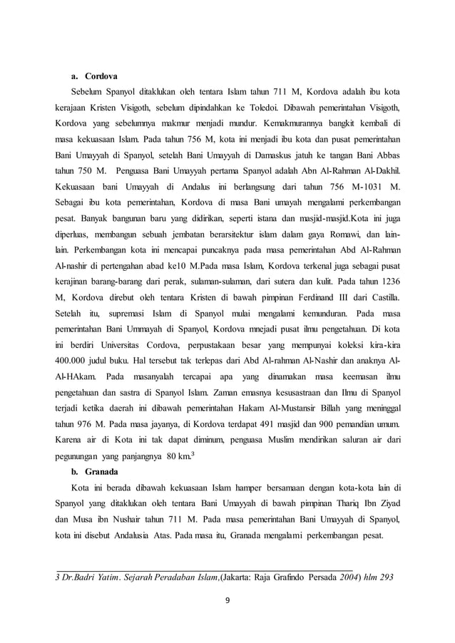 Contoh makalah agama tentang peradaban islam | DOCX