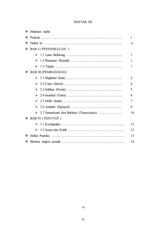 Contoh makalah agama tentang peradaban islam | DOCX