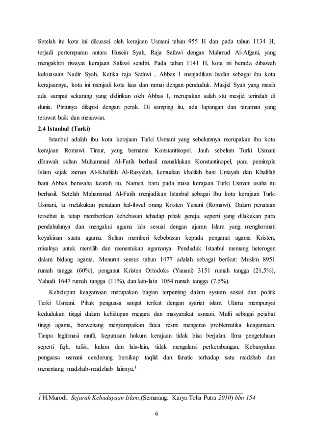 Contoh makalah agama tentang peradaban islam | DOCX