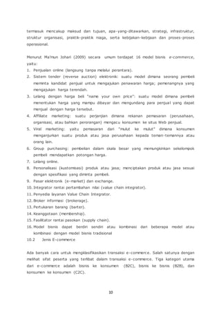 Contoh makalah e commerce pasar digital dan barang digital | DOCX