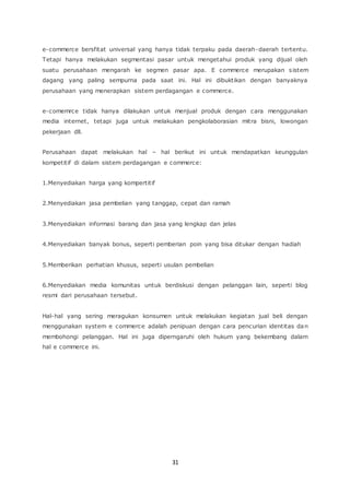 Contoh makalah e commerce pasar digital dan barang digital | DOCX