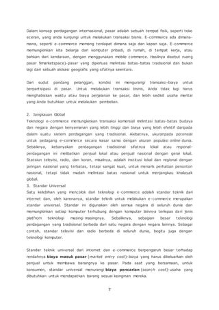 Contoh makalah e commerce pasar digital dan barang digital | DOCX