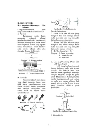 Contoh makalah line follower analog sederhana | DOC