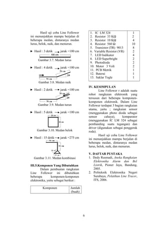 Contoh makalah line follower analog sederhana | DOC