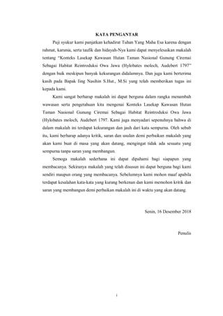 Contoh makalah pengelolaan lansekap | PDF