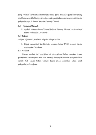 Contoh makalah pengelolaan lansekap | PDF