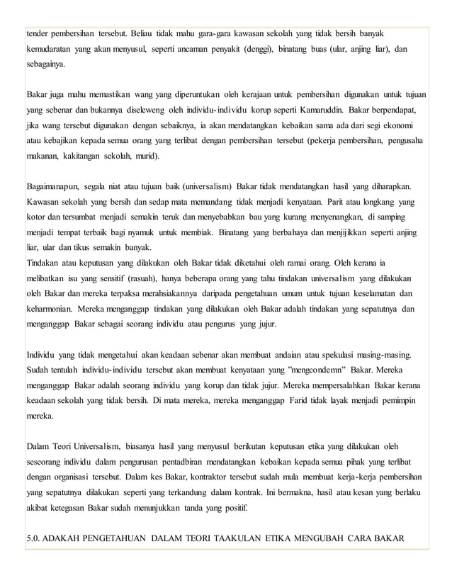 Contoh masalah etika dalam pengurusan dengan ciri masalah etika | PDF Contoh masalah etika dalam pengurusan dengan ciri masalah etika | PDF