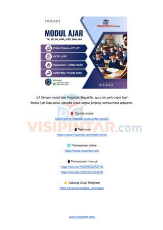 Modul Ajar Sejarah SMA Kelas 10 Kurikulum Merdeka | PDF