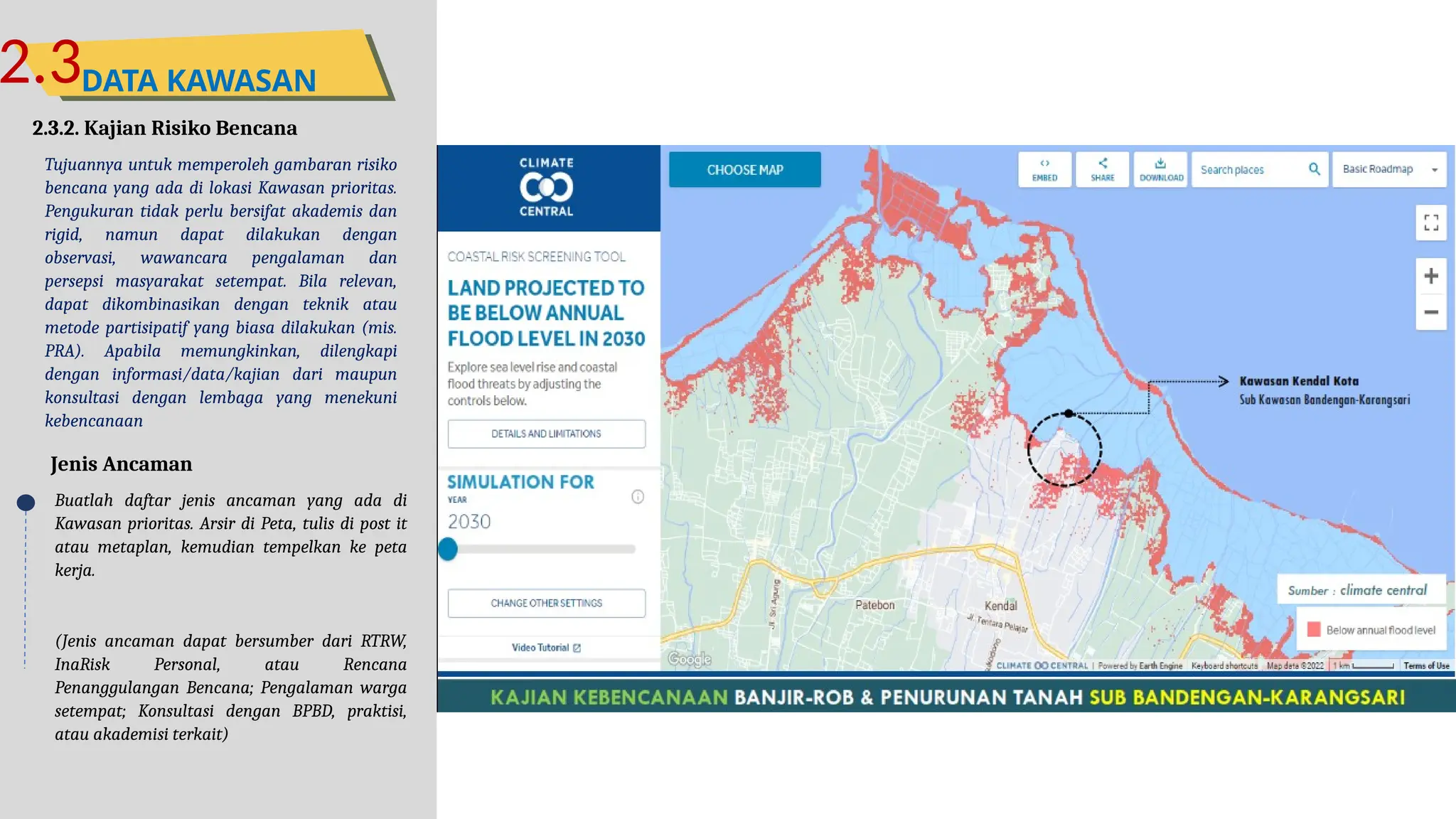 Contoh MastePlan Kendal_Template Masterplan Kawasan Prioritas_Excercise TOT.pptx