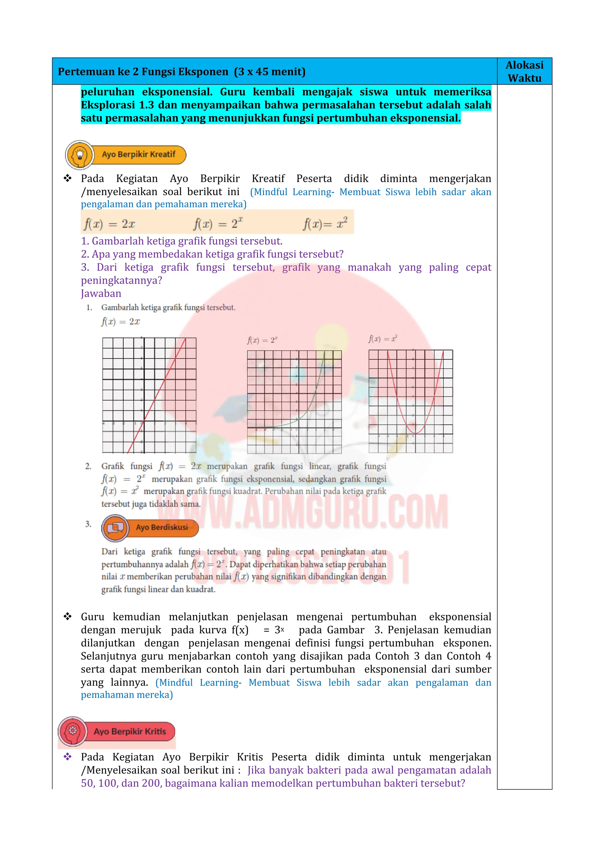 Modul Ajar Matematika Kelas 10 Deep Learning | PDF