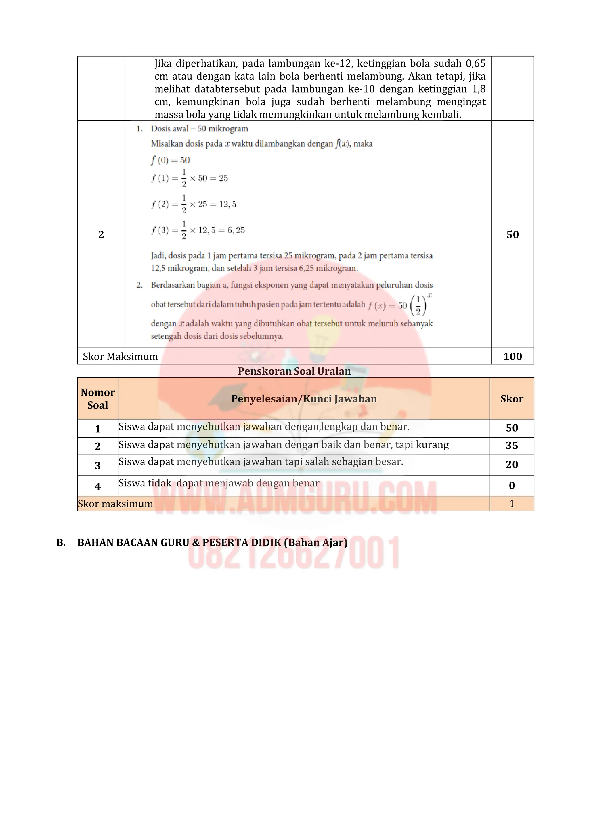 Modul Ajar Matematika Kelas 10 Deep Learning | PDF