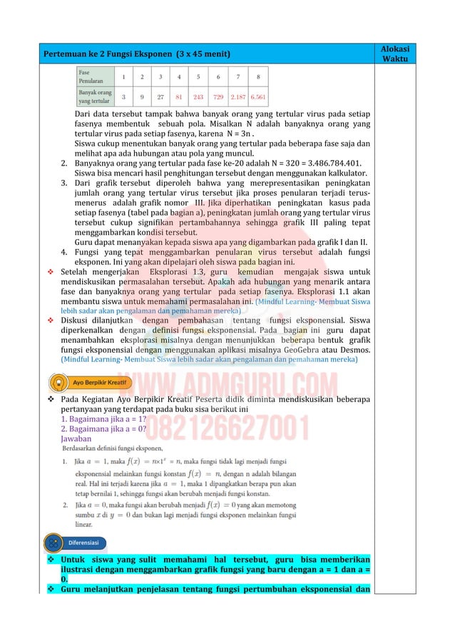 Modul Ajar Matematika Kelas 10 Deep Learning | PDF