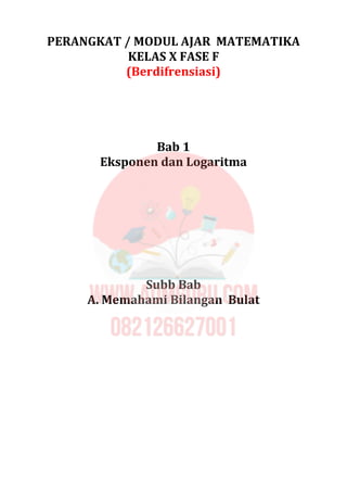 Modul Ajar Matematika Kelas 10 Deep Learning | PDF