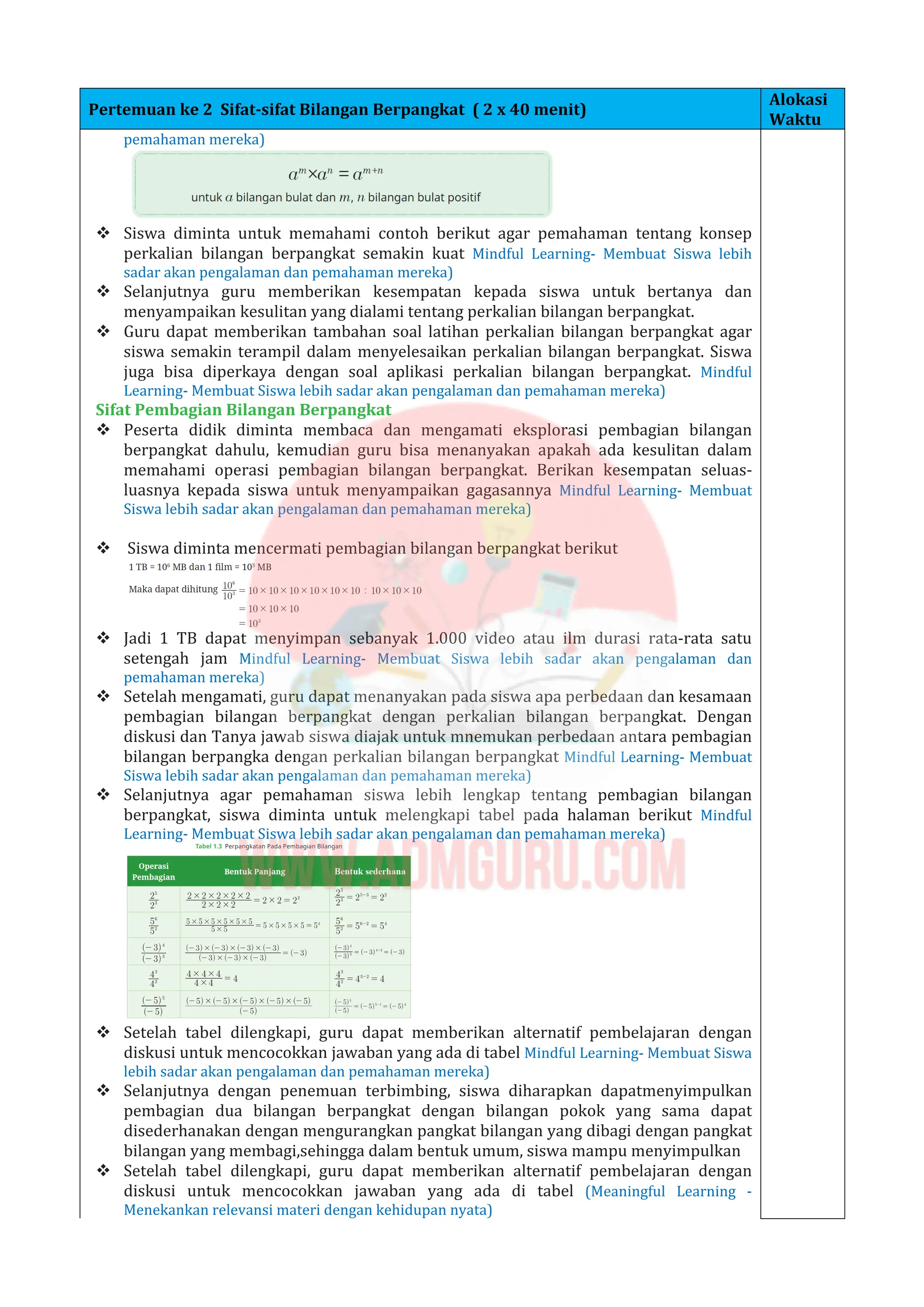 Modul Ajar Matematika Kelas 8 Deep Learning | PDF