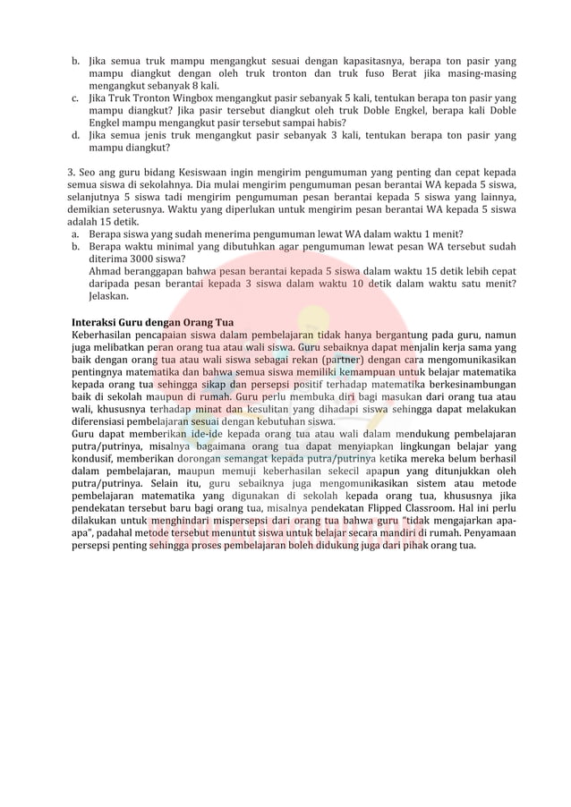 Modul Ajar Matematika Kelas 8 Deep Learning | PDF