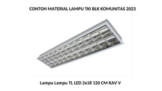 CONTOH MATERIAL BLK KOMUNITAS 2023 MoU.ppt