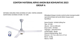 CONTOH MATERIAL BLK KOMUNITAS 2023 MoU.ppt