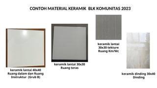CONTOH MATERIAL BLK KOMUNITAS 2023 MoU.ppt