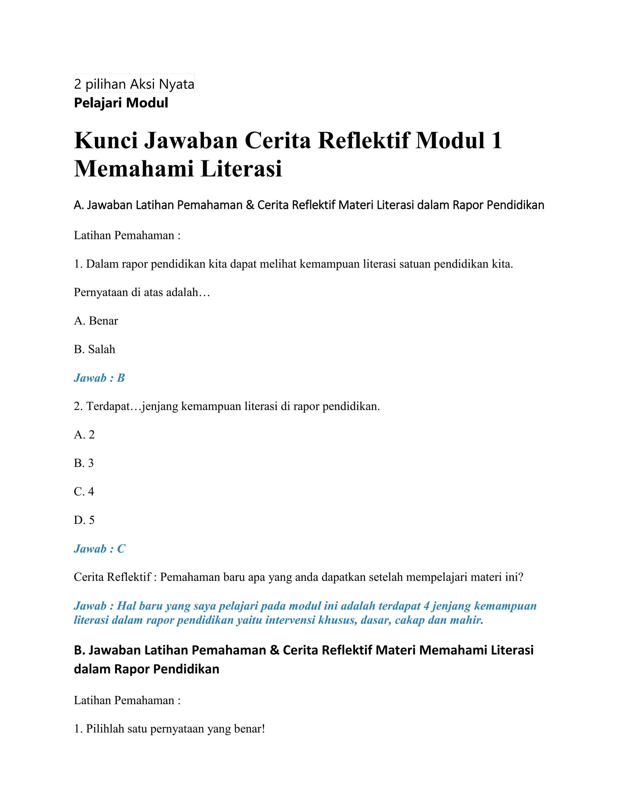 Contoh memahami literasi dalam rapor pendidikan.doc