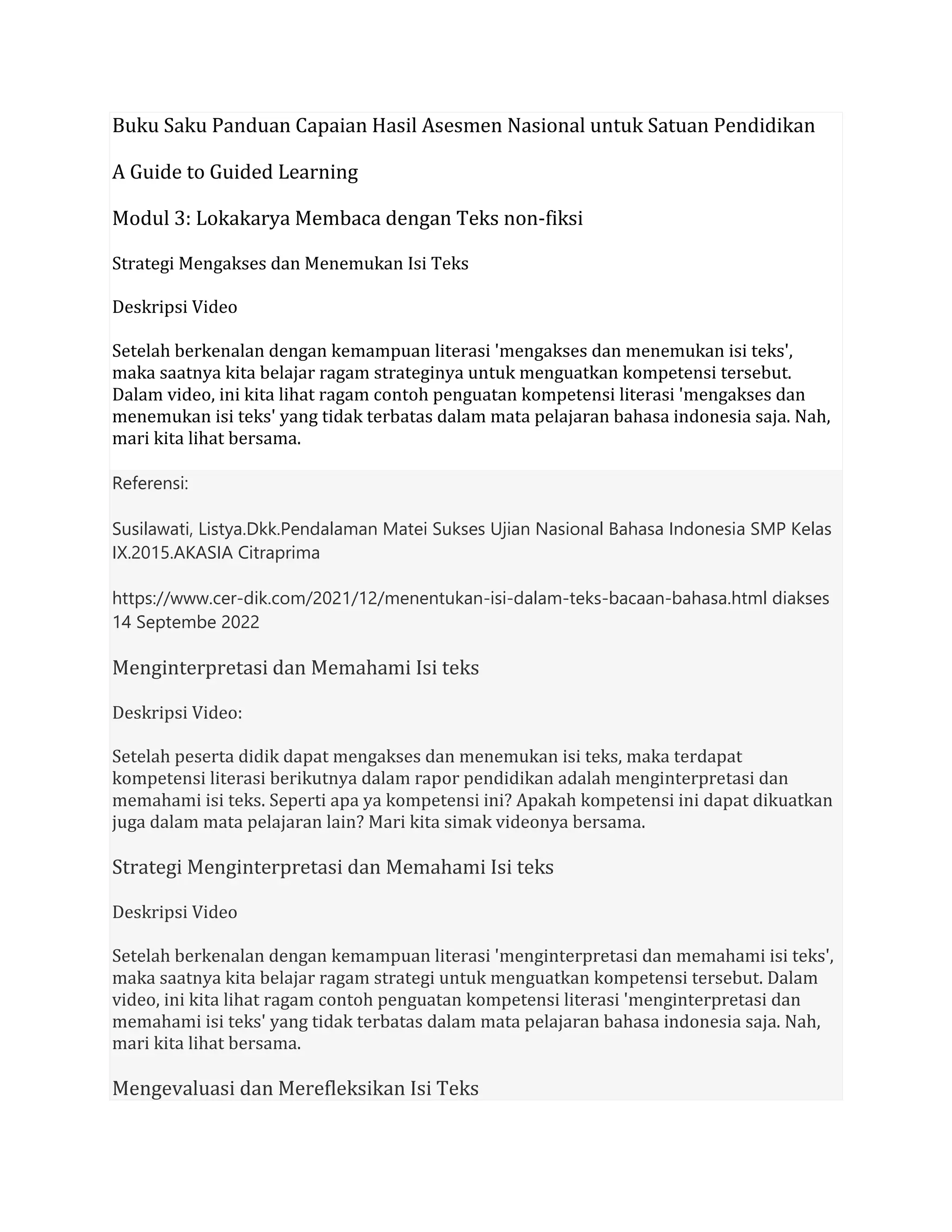 Contoh memahami literasi dalam rapor pendidikan.doc