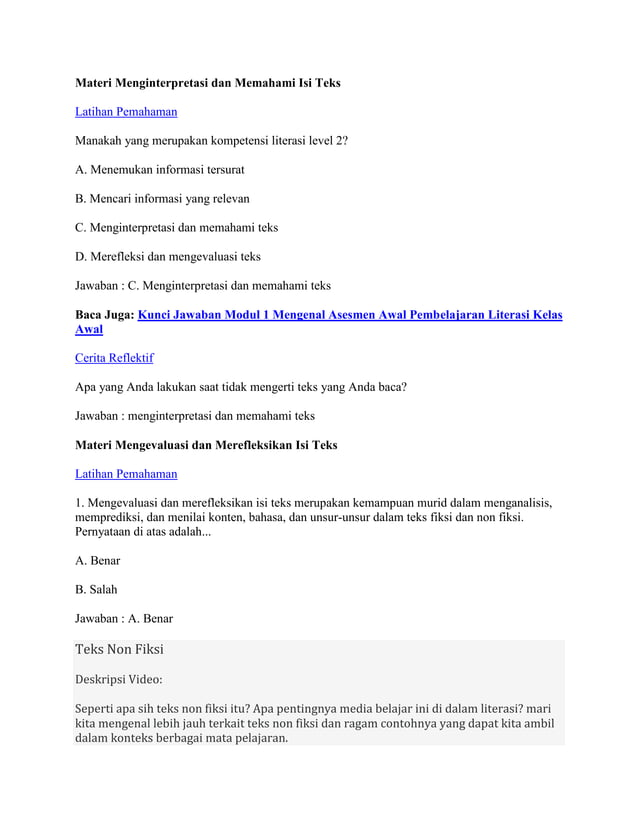 Contoh memahami literasi dalam rapor pendidikan.doc