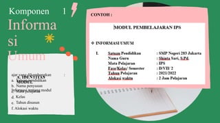 CONTOH MEMBUAT Modul Ajar kurikulum merdeka.pptx