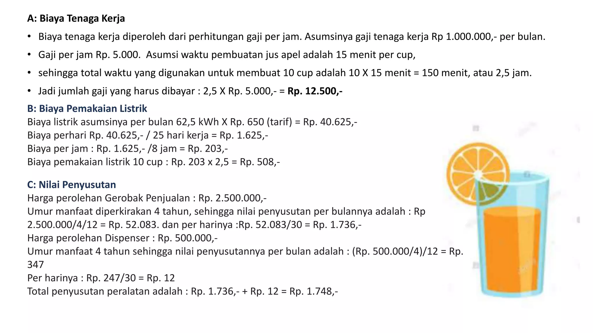 Contoh menghitung hpp | PPTX