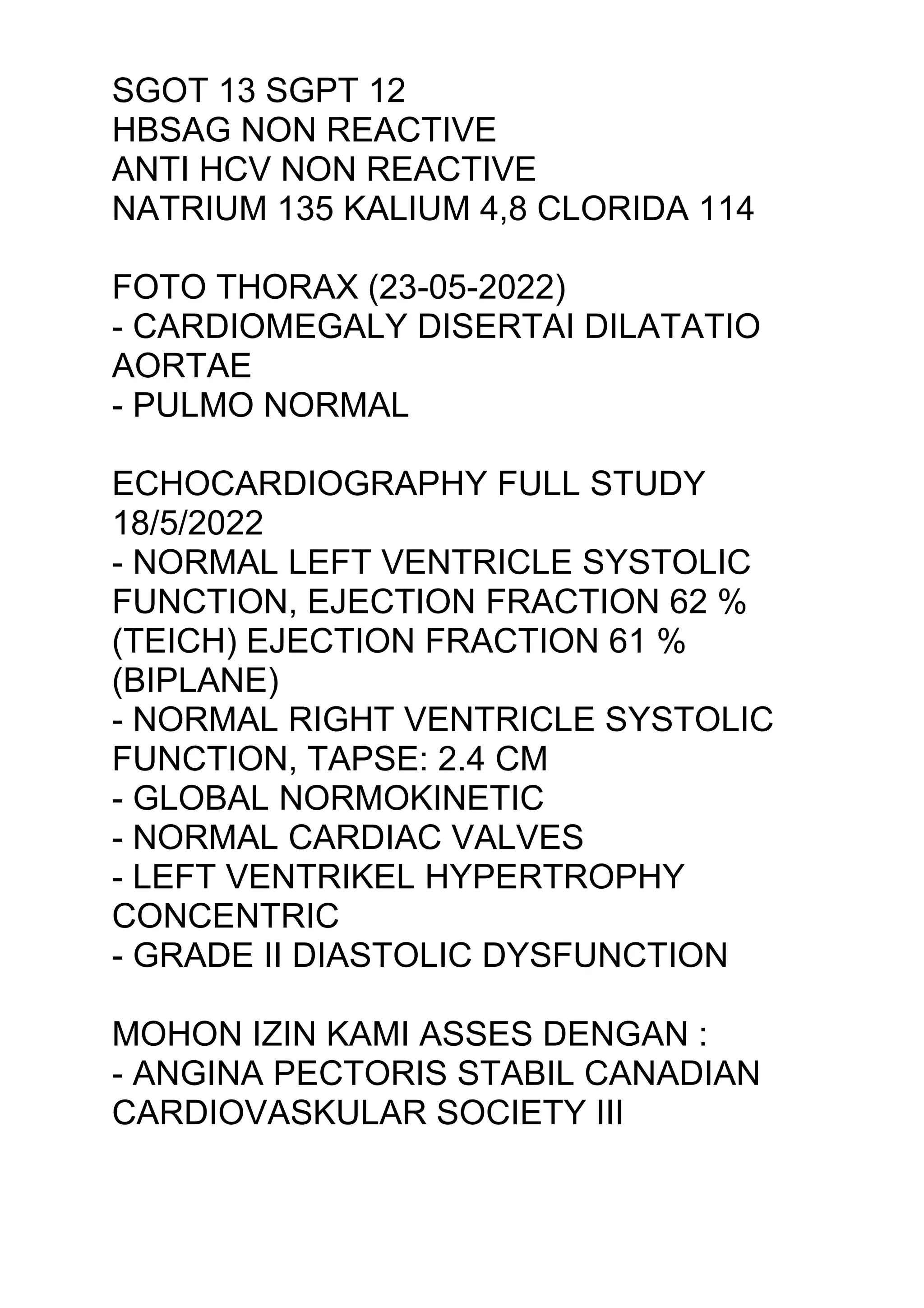 CONTOH MENGISI RESUME MEDIS PULANG.docx | Heart and Cardiovascular ...