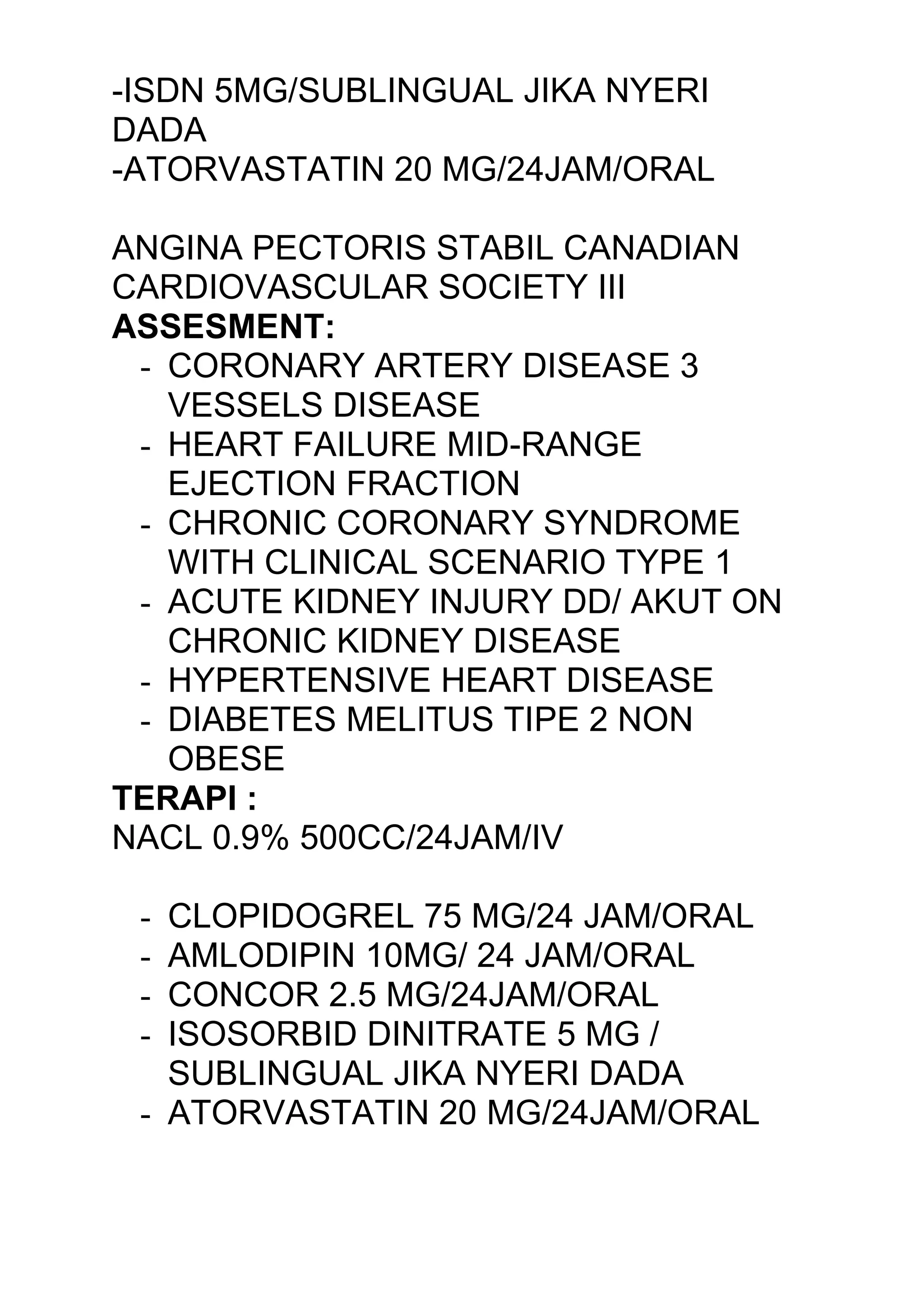 CONTOH MENGISI RESUME MEDIS PULANG.docx | Heart and Cardiovascular ...
