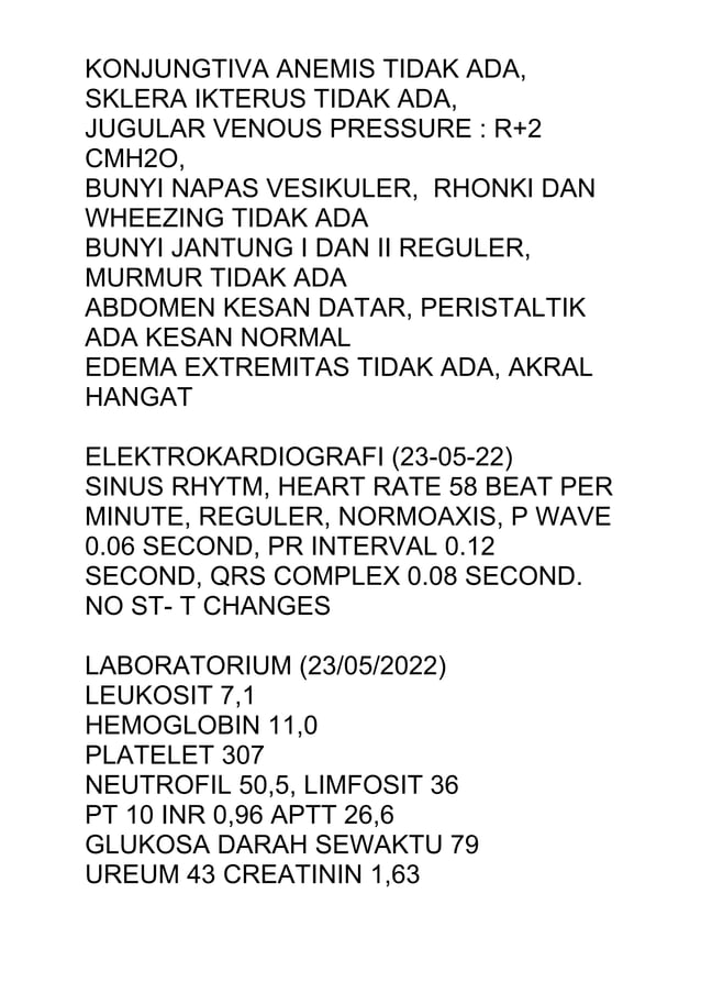 CONTOH MENGISI RESUME MEDIS PULANG.docx | Heart and Cardiovascular ...