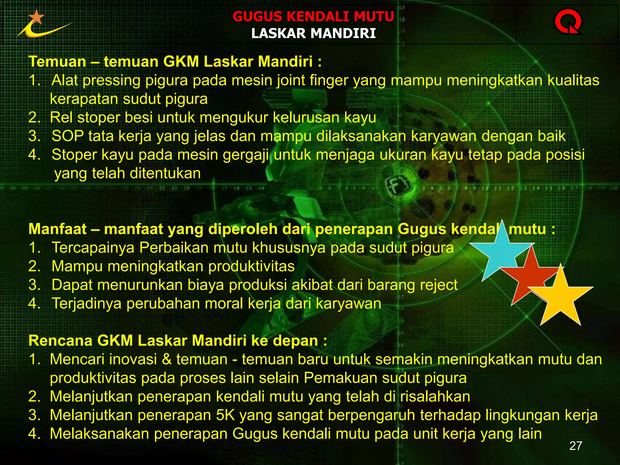 Contoh model GKM jenis Palda | PPT