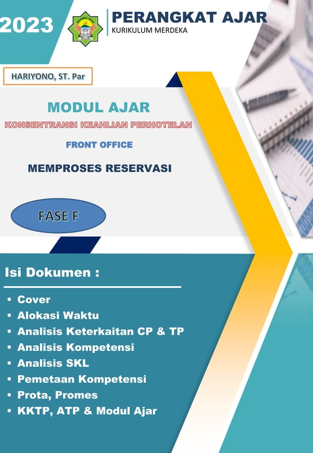 CONTOH MODUL AJAR Food and Beverage Service kelsa XI | DOCX
