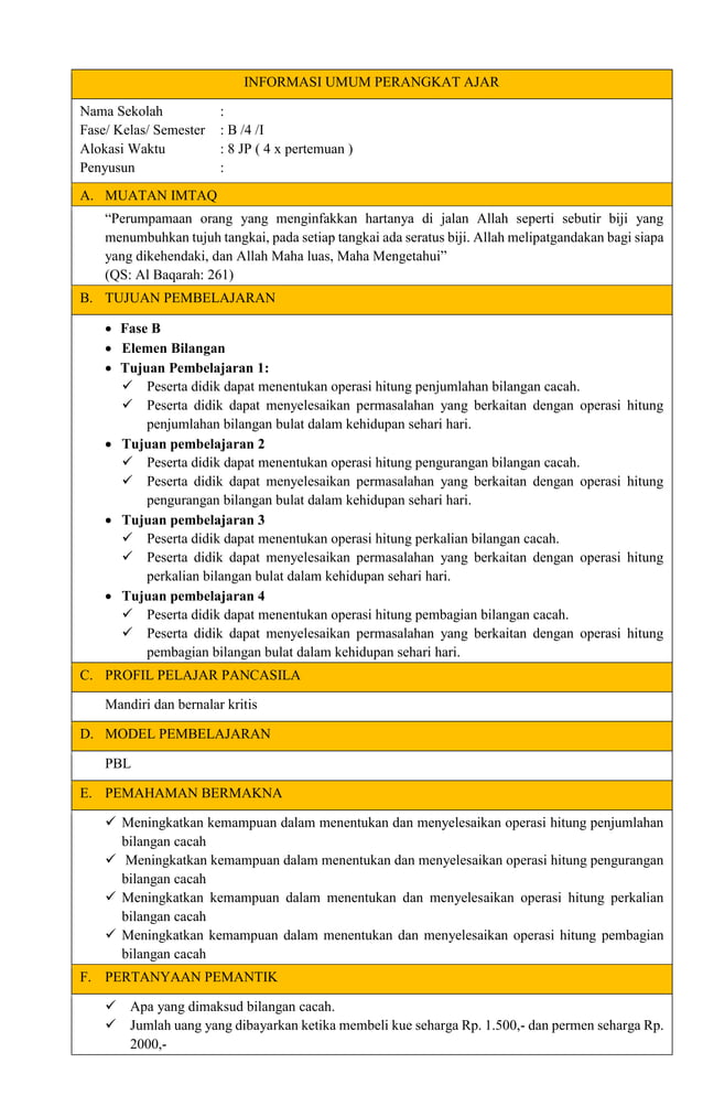 CONTOH MODUL AJAR MATEMATIKA FASE B KELAS IV.docx CONTOH MODUL AJAR MATEMATIKA FASE B KELAS IV.docx