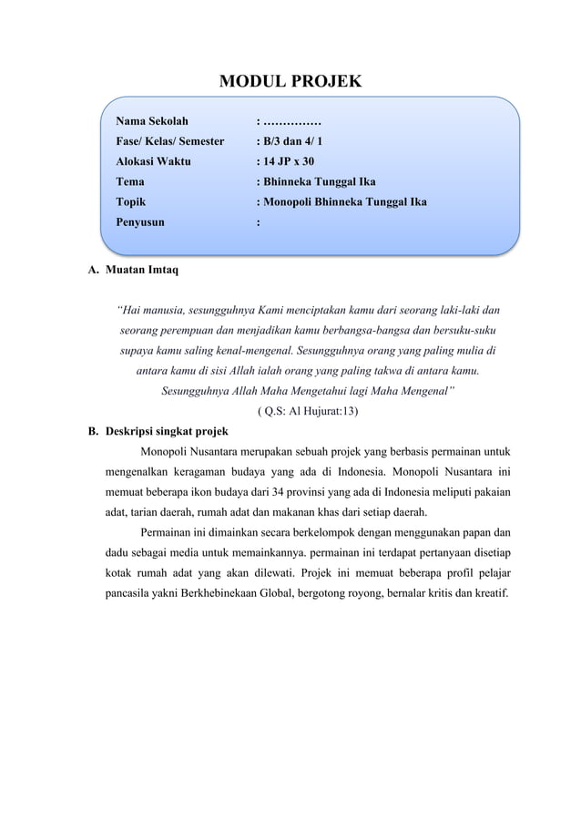 CONTOH MODUL PROJEK FASE B TEMA BHINEKA TUNGGAL IKA.pdf