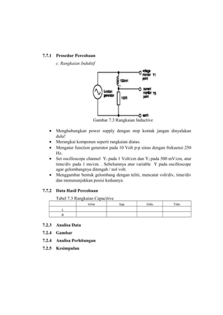 Contoh modul rangkaian listrik dan percobaannya dalam laboratorium | DOC