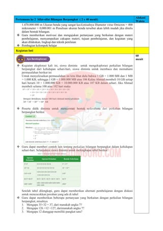 Modul Ajar Matematika Kelas 8 Revisi 2024 | PDF