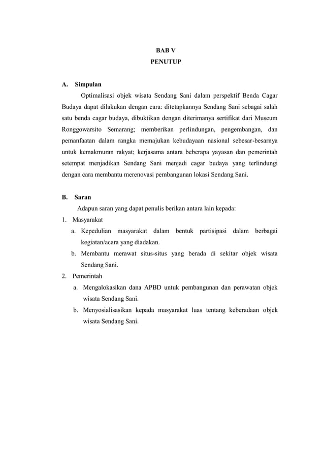 Contoh naskah kti | PDF