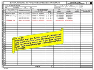 Contoh ngisi spt ppn 1111 | PPTX